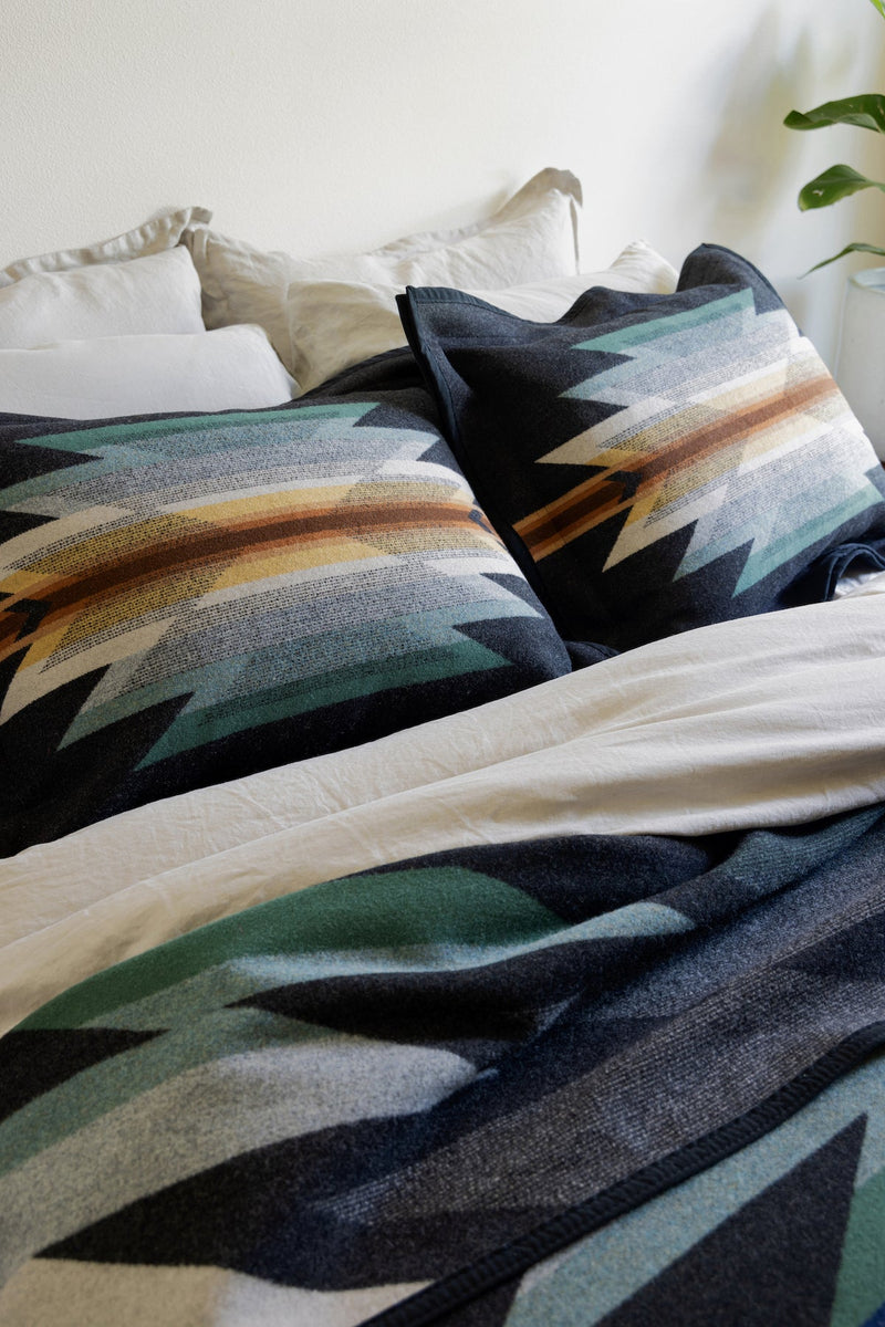 Pendleton JACQUARD PILLOW SHAM SUEDE WYETH TRAIL OXFORD – The Tack House