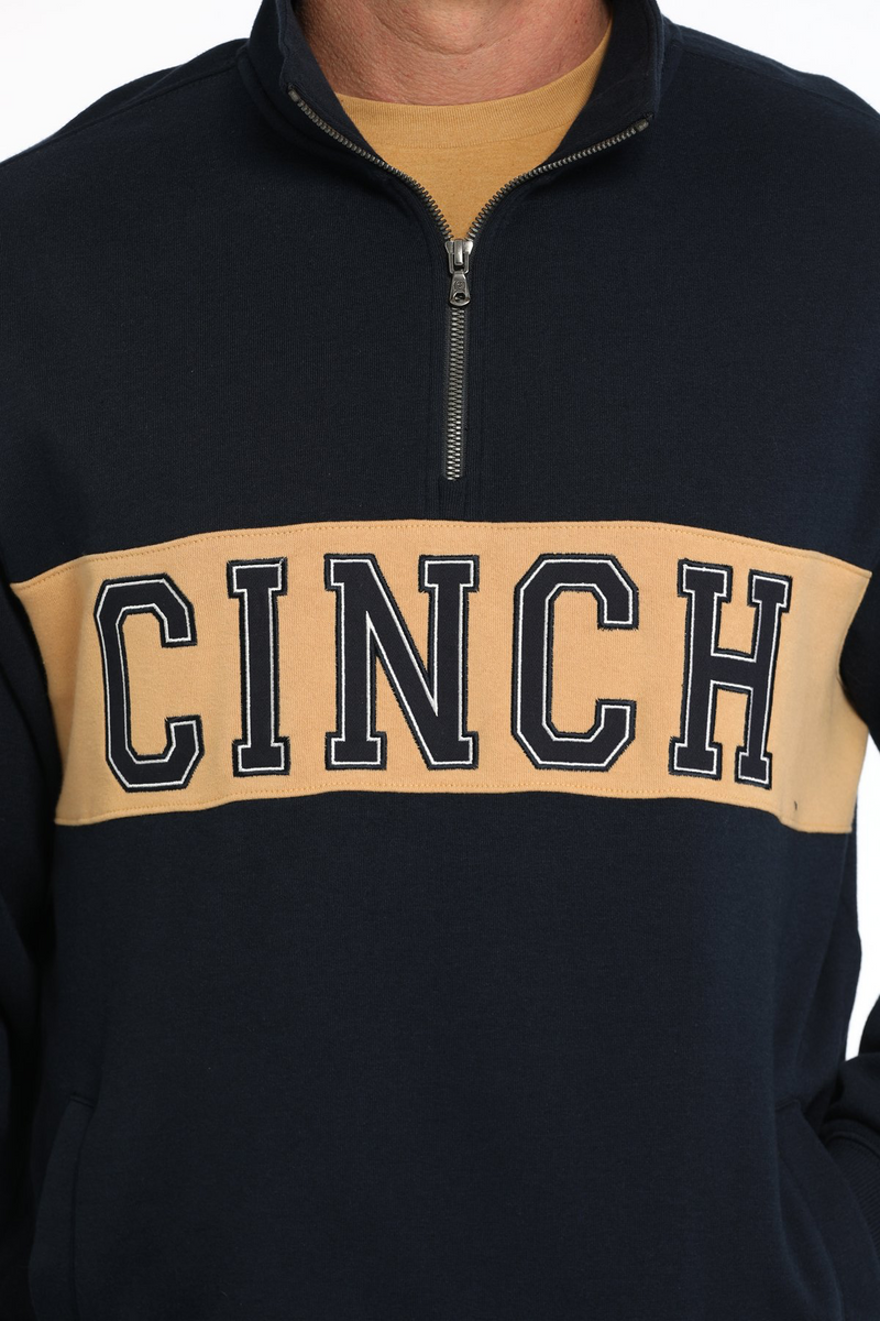 Cinch MEN'S 1/4 FLEECE PULLOVER - NAVY – The Tack House