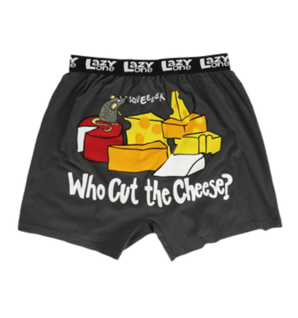 Who Cut The Cheese Men's Funny Boxer – The Tack House