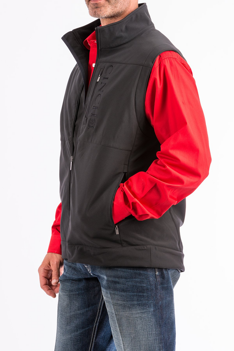 Cinch 3XL & 4XL MEN'S BLACK BONDED CONCEALED CARRY VEST – The Tack House