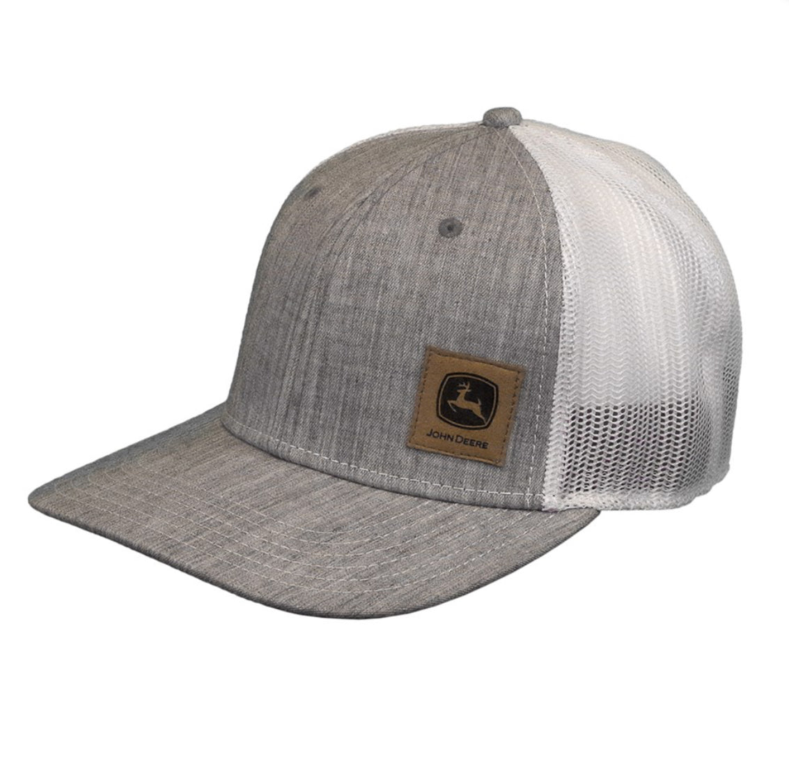 JD TWILL/MESH CAP-GREY/SUEDED LOGO – The Tack House