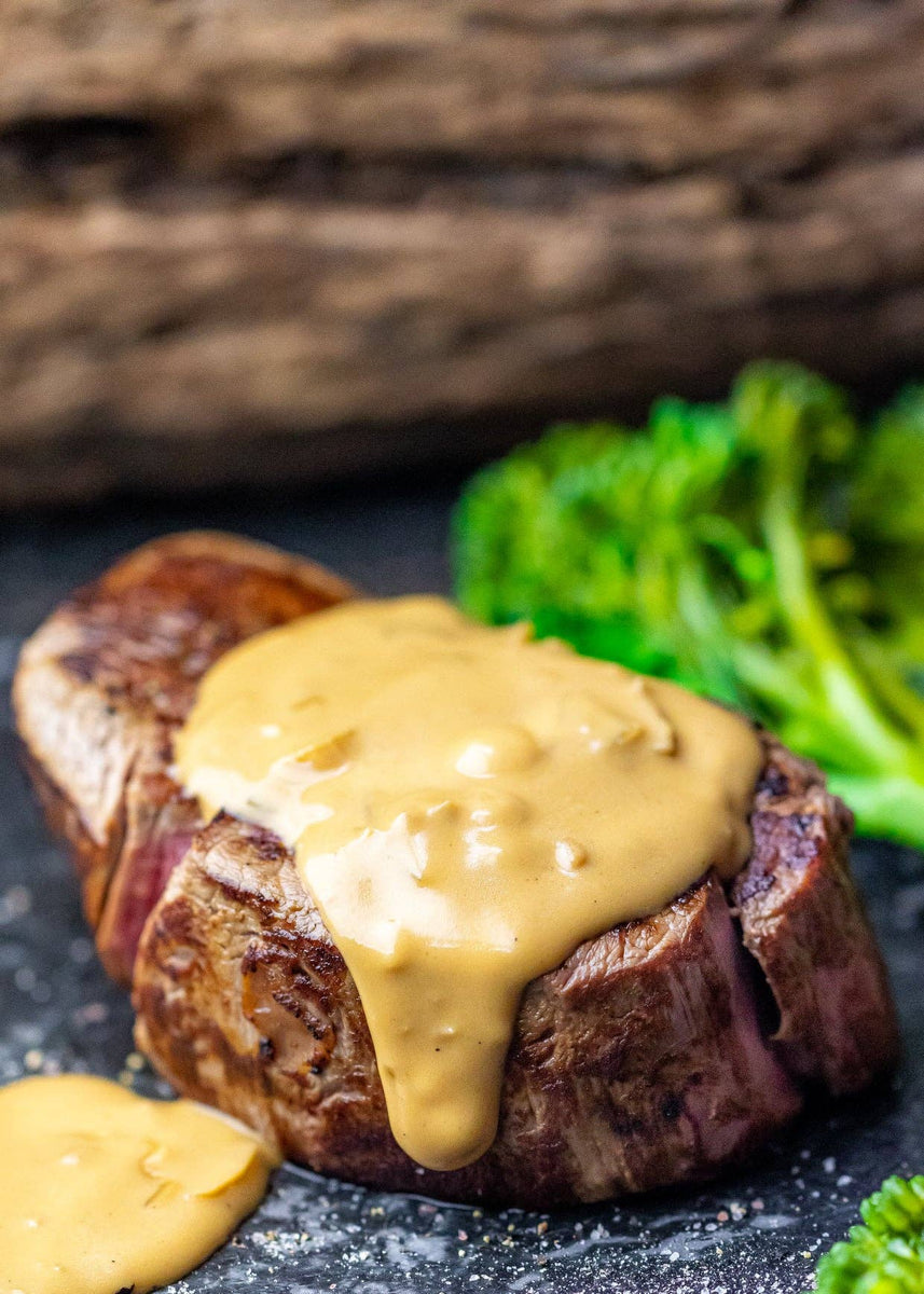 Diane Sauce with Buttery Leek – The Tack House