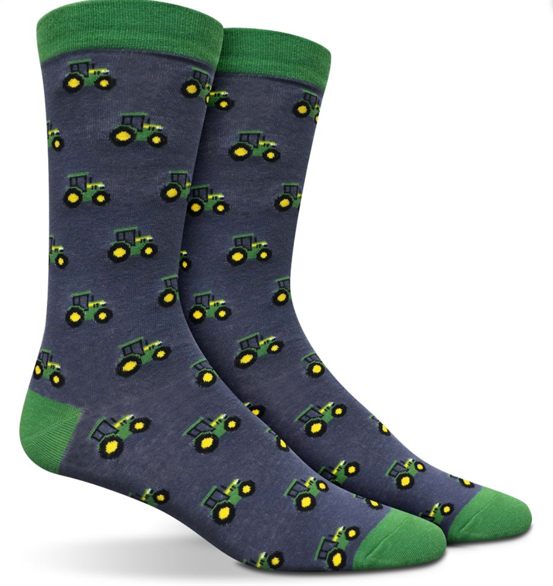 John Deere TRACTOR ROW FASHION SOCKS CREW-2 PACK – The Tack House
