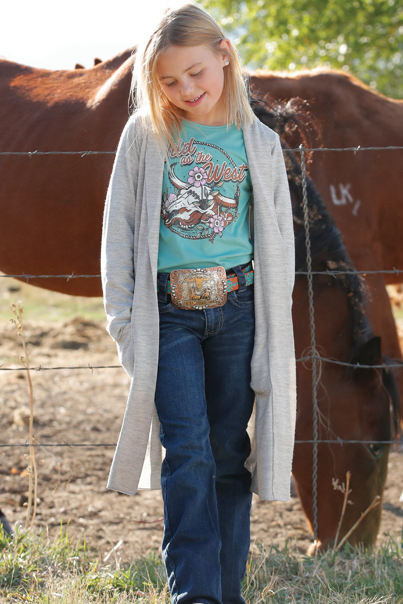 Cruel Denim GIRL'S HIGHLANDER DUSTER - HEATHER GRAY – The Tack House