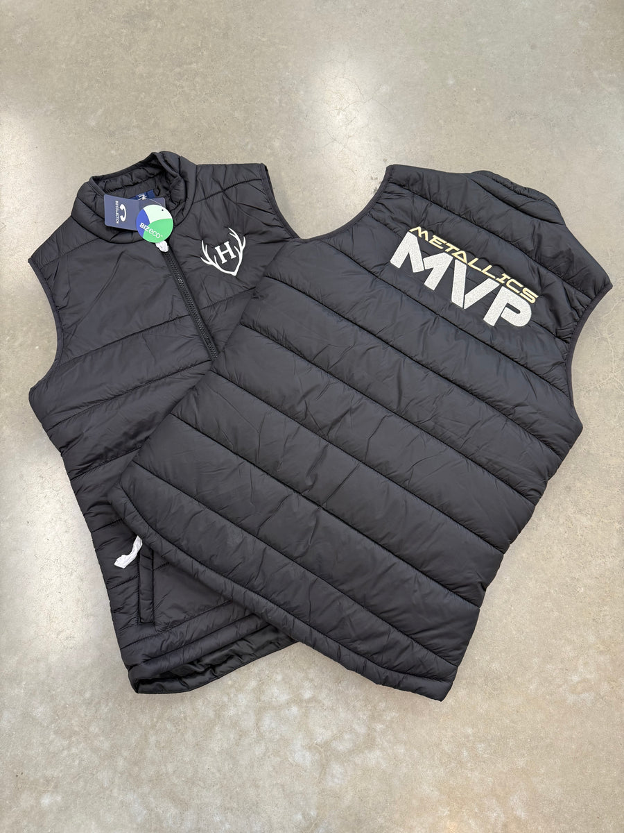 Metallics MVP Puffer Vest – The Tack House
