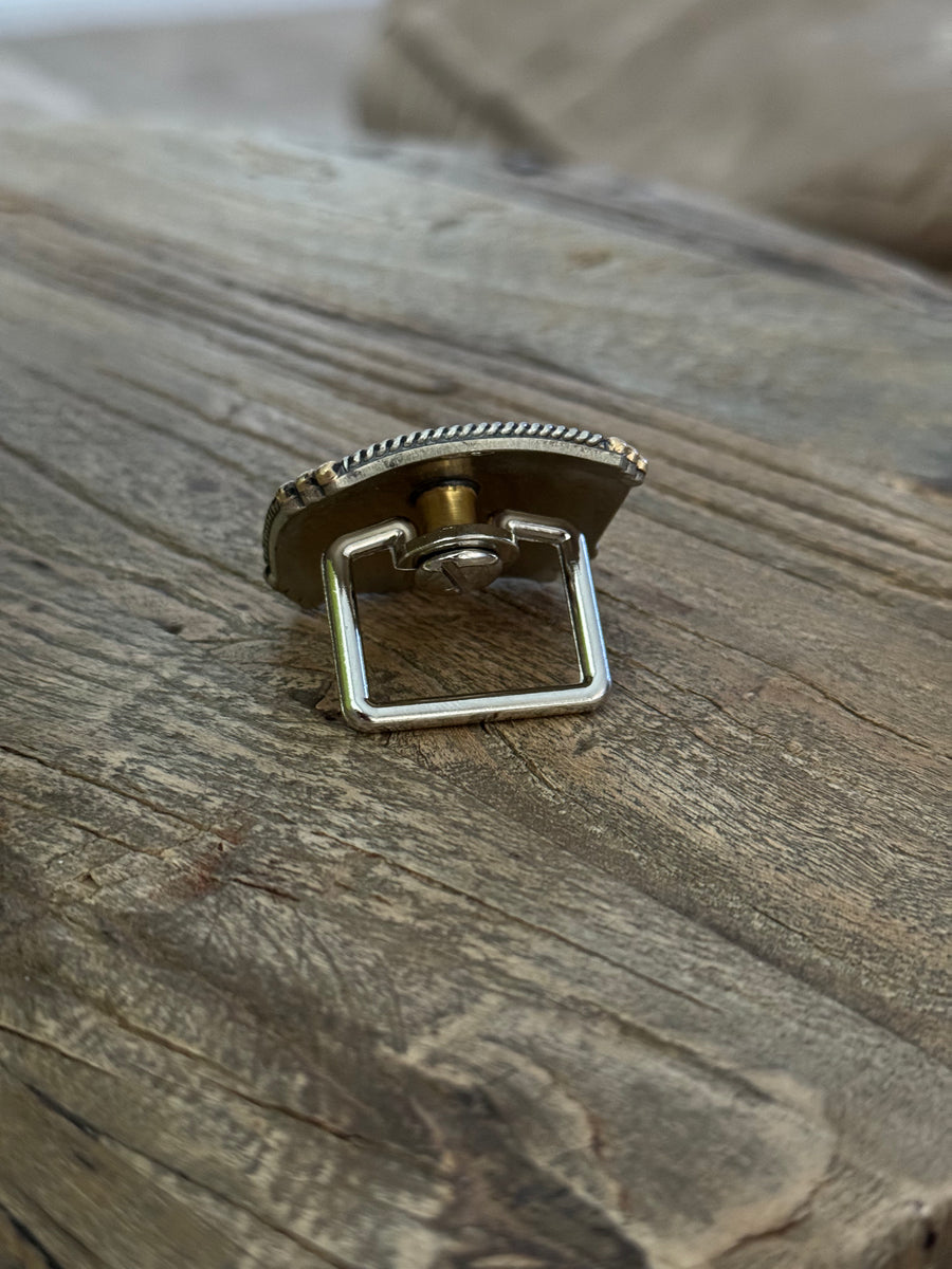 Handmade Concho Wild Rag Slide #12 – The Tack House