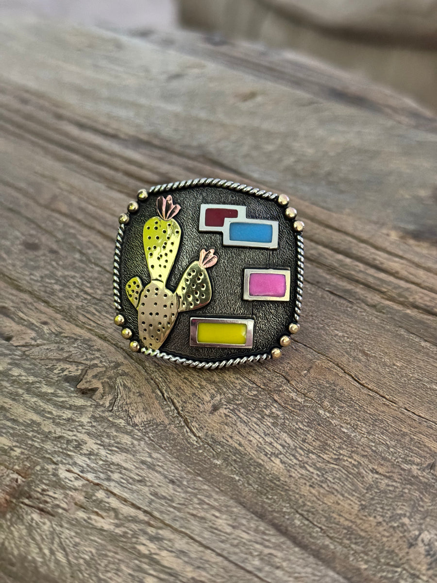 Handmade Concho Wild Rag Slide #12 – The Tack House