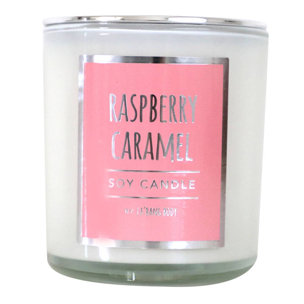 Wooden wick Candle - Raspberry Caramel – The Tack House