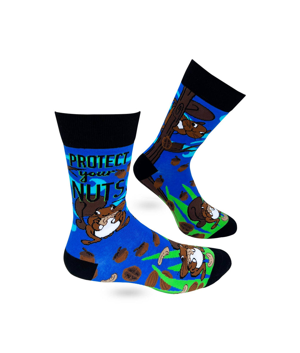 Protect Your Nuts Men's Novelty Crew Socks – The Tack House
