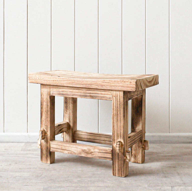 Small timber bench store